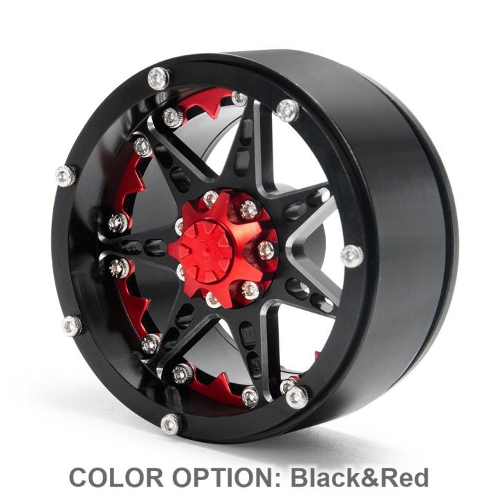 1 PIECE(s) Metal Wheel 22 Beadlock Wheels Rims For 1/10 Rc Crawler ...