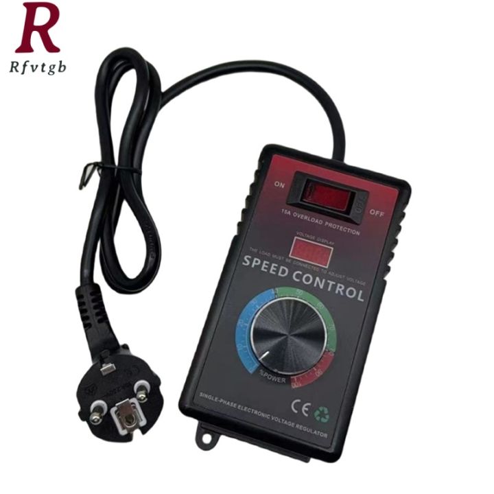 AC Motor Speed Controller, 220V 15A 4000W Variable Speed Controller Fan ...