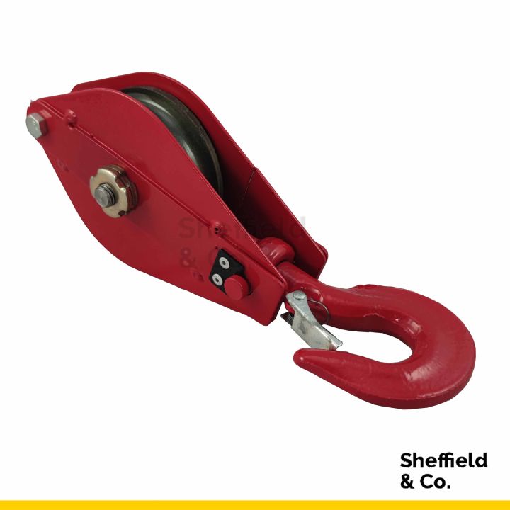 Sheffield Steel Pulley Block, Single Sheave, 2.0T (Sheave Diameter: 5 ...