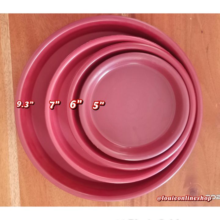 Brown water catcher plate for pots, pots plate | Lazada PH