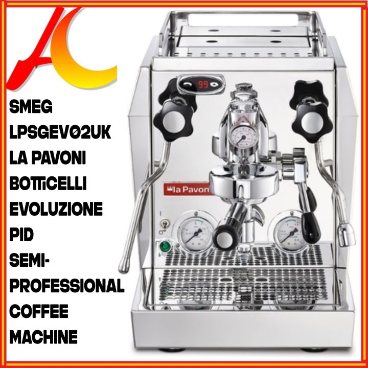 SMEG LPSGEV02UK La Pavoni Botticelli Evoluzione PID Semi-professional ...