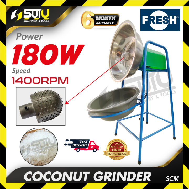 [100% ORIGINAL] FRESH SCM Coconut Grinder 180W 1400RPM | Lazada
