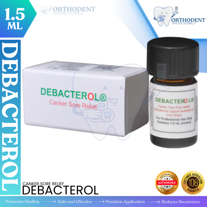 Orthodent | Fast Relief: Debacterol Canker Sore 1.5mL | Lazada PH