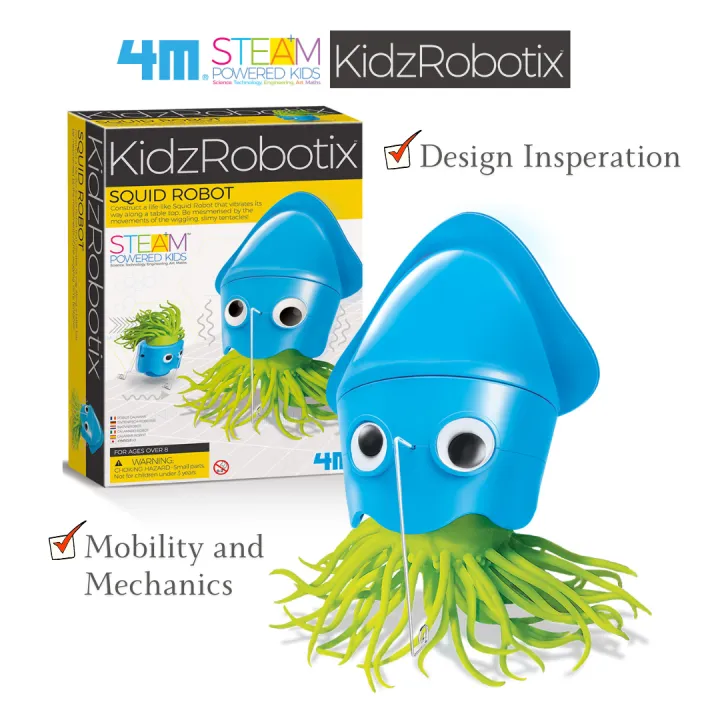 4M Steam Education Toys - KidzRobotix / Squidbot | Lazada