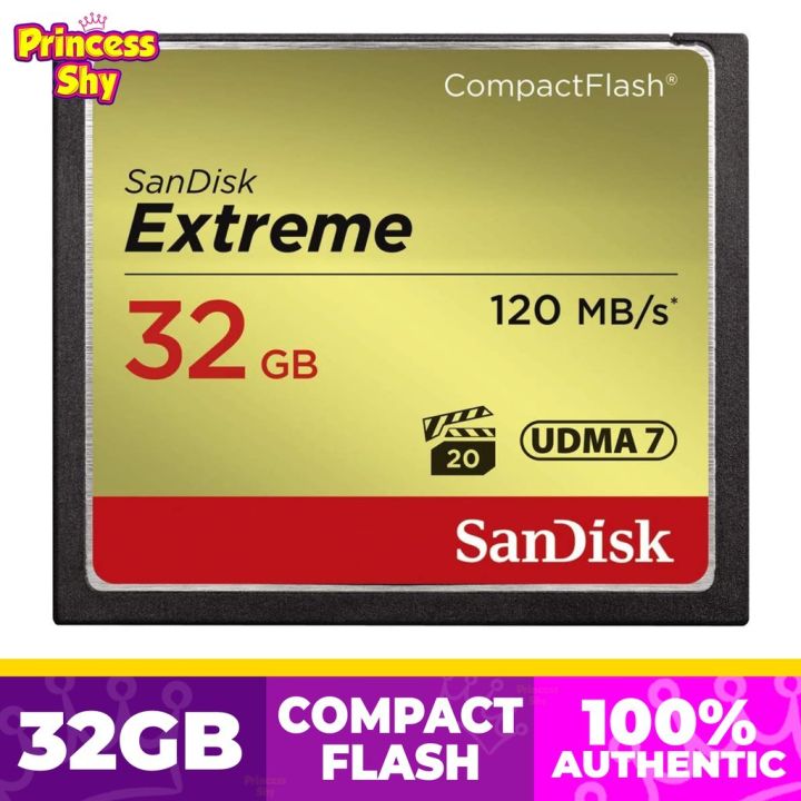 Sandisk Extreme Compact Flash Card 32GB UDMA 7 SDCFXSB-032G | Lazada PH