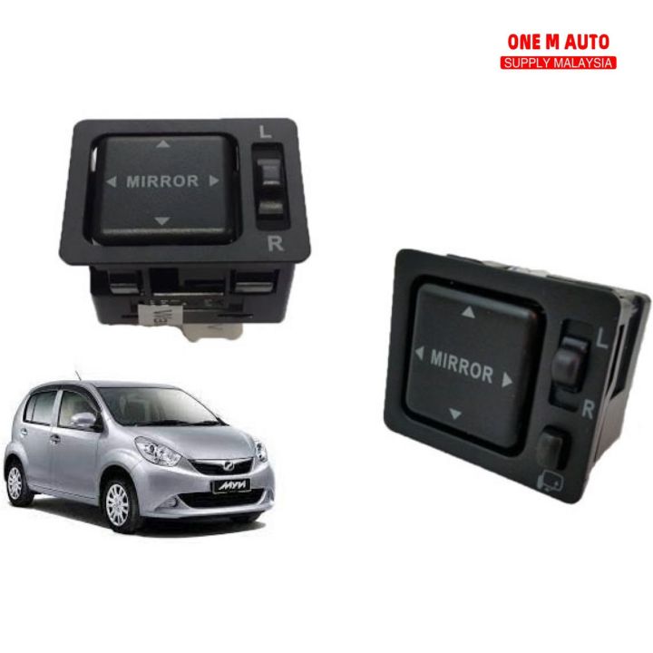 PERODUA MYVI, VIVA, AXIA, ALZA & BEZZA SIDE MIRROR SWITCH WITH FLIP ...
