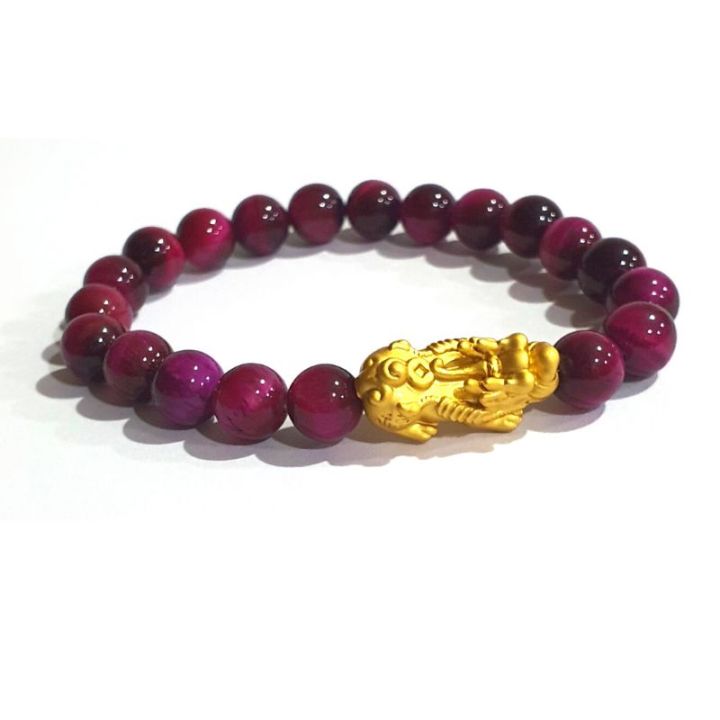 Viva Magenta Tiger Eye with or without Piyao Charm | Lazada PH