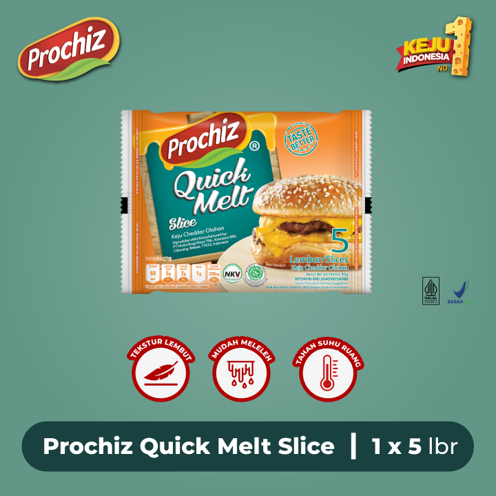 Prochiz Quick Melt Slice 5’s | Lazada Indonesia