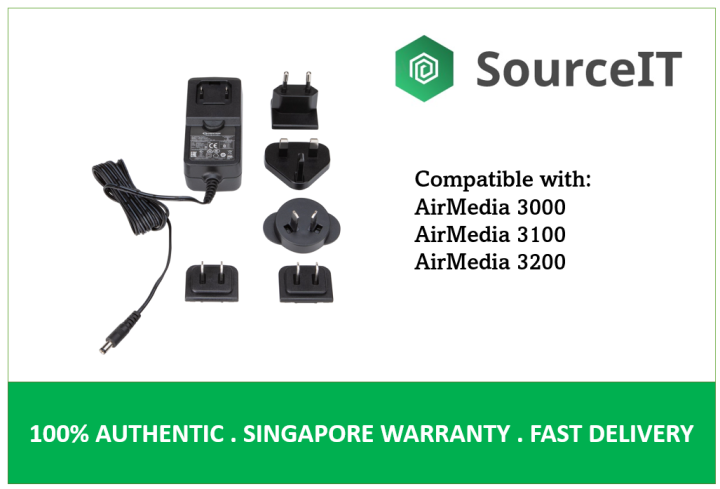 Crestron Wall Mount Power Pack, 24 VDC, 1.25 A, 2.1 mm, Universal P/N ...