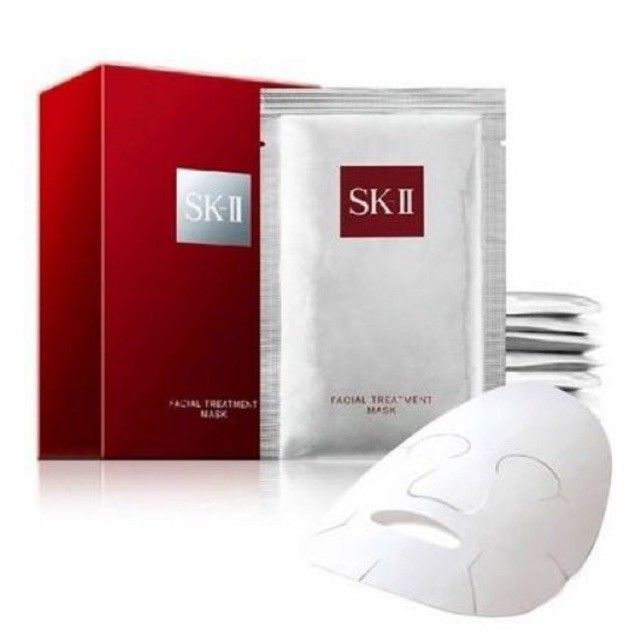 SK-II Facial Treatment Mask 1แผ่น ให้ผิวกระจ่างใสตั้งแต่ครั้งแรกที่ใช้ ...