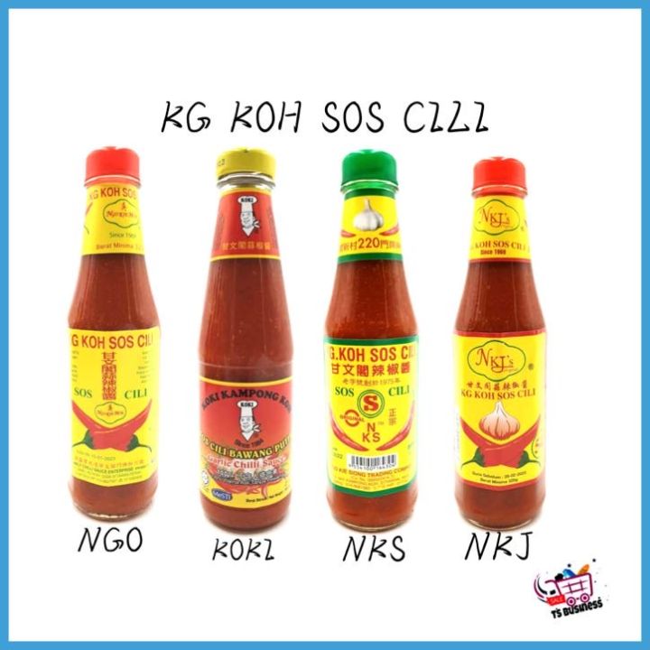 Kg Koh Sos Cili 320g (Ngo Family)(Merah)/(Nkj)(merah)/(koki)(kuning ...