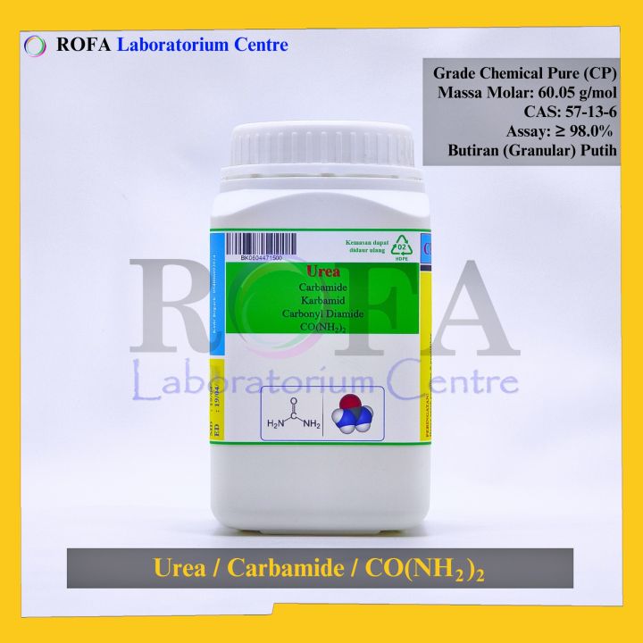 Urea / Carbamide / Karbamid / Carbonyl Diamide / CO(NH2)2 CP 500 Gram | Lazada Indonesia