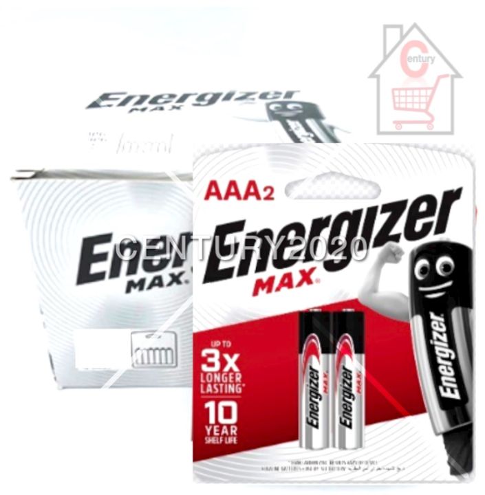 ENERGIZER Max AAA/AA Alkaline Battery 1.5V 12packs/box NEW LOOK | Lazada