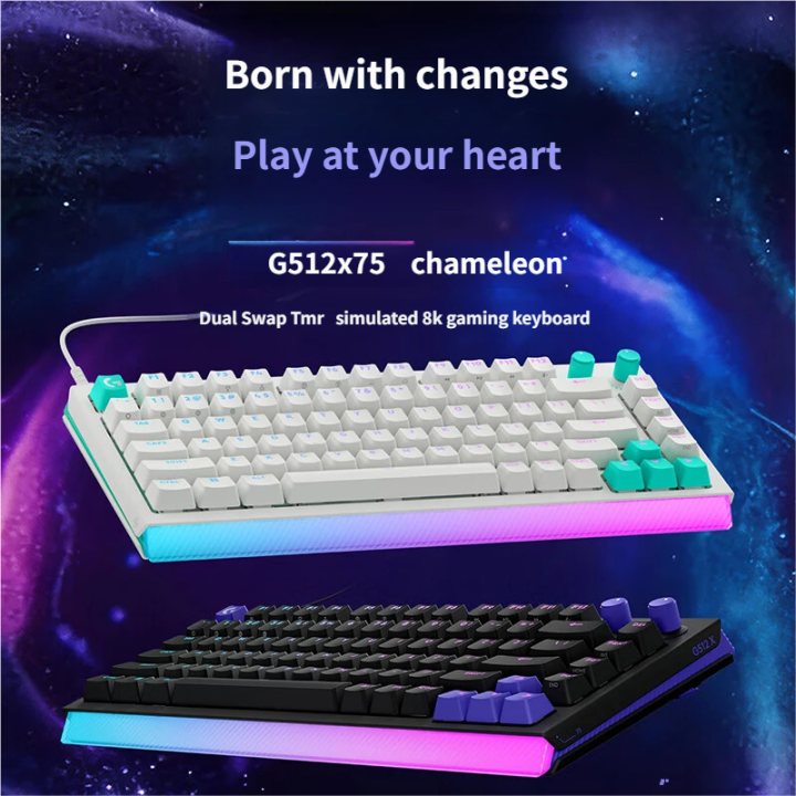 Logitech G512 X75 Mechanical Keyboard, Hot Swappable Switch, RGB ...