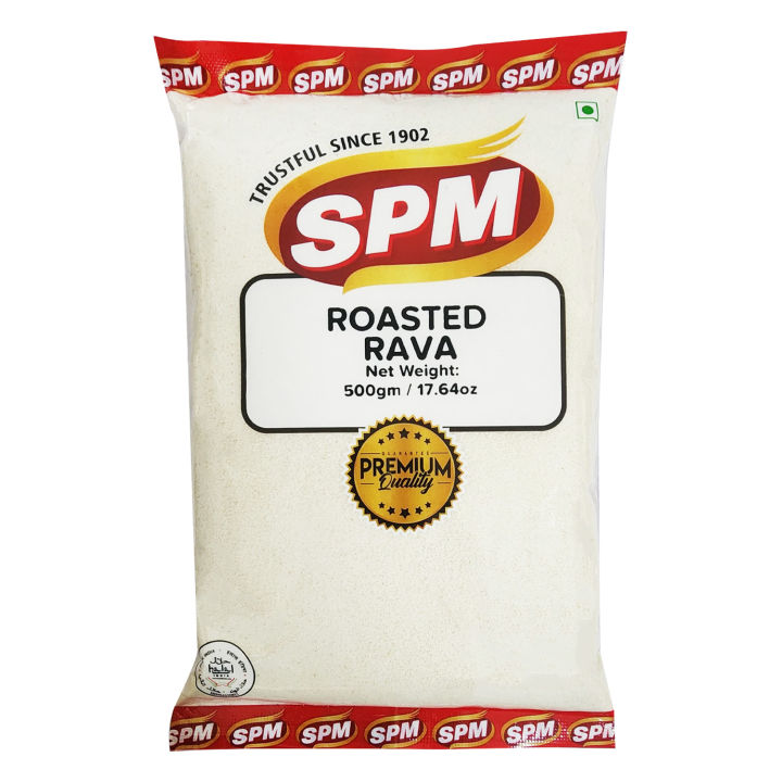 SPM Roasted Rava/Sooji Semolina Flour 500g {Made in India} | Lazada PH