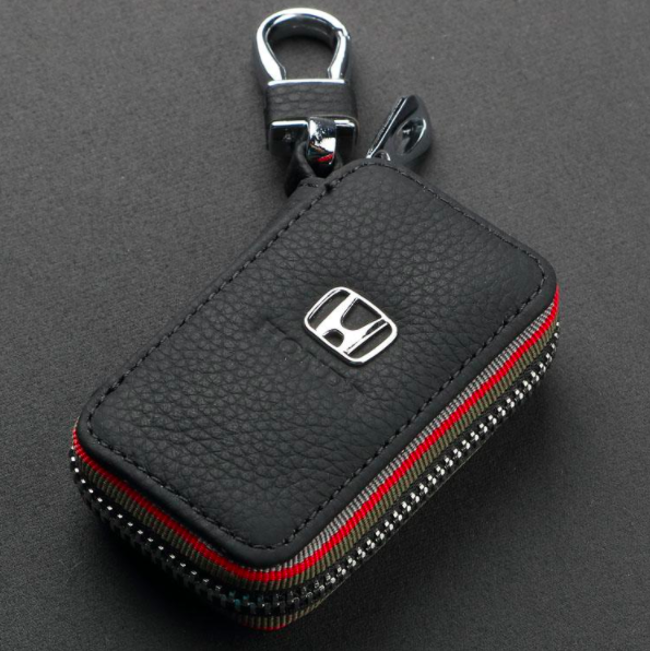 Honda Car Key Pouch / Key Chain / Key Holder Genuine Leather (Type C ...