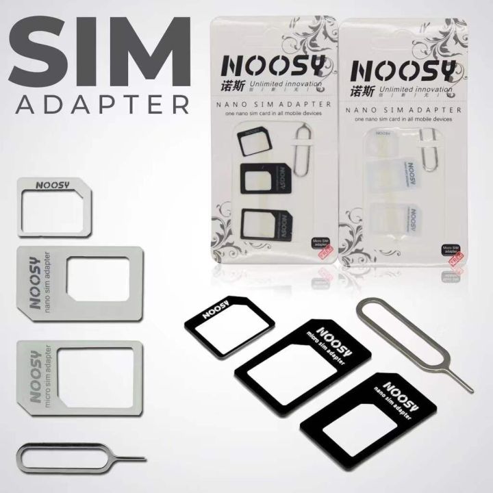 IT GO Noosy SIM Card Adapter 4in1 Nano Micro SIM Adapter Standard SIM ...