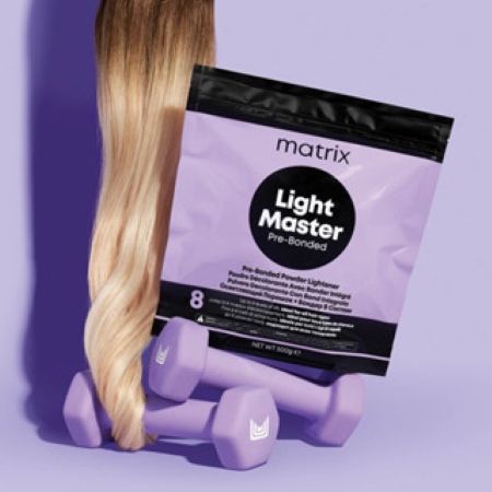 MATRIX LIGHT MASTER HAIR COLOR BLEACHING SACHET 500GR CAMPURAN ...