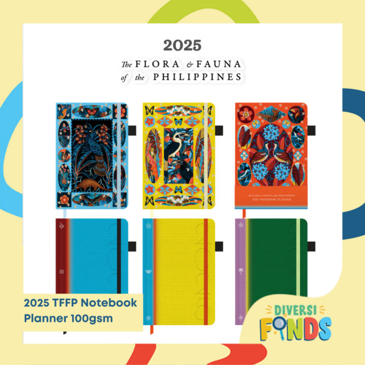 2025 Notebook Planner - The Flora and Fauna Phils - Foil Stamped A5 ...