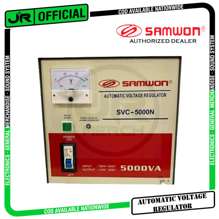 Samwon Automatic Voltage Regulator 5000 watts with Time Delay (SW-5000W) AVR | Lazada PH