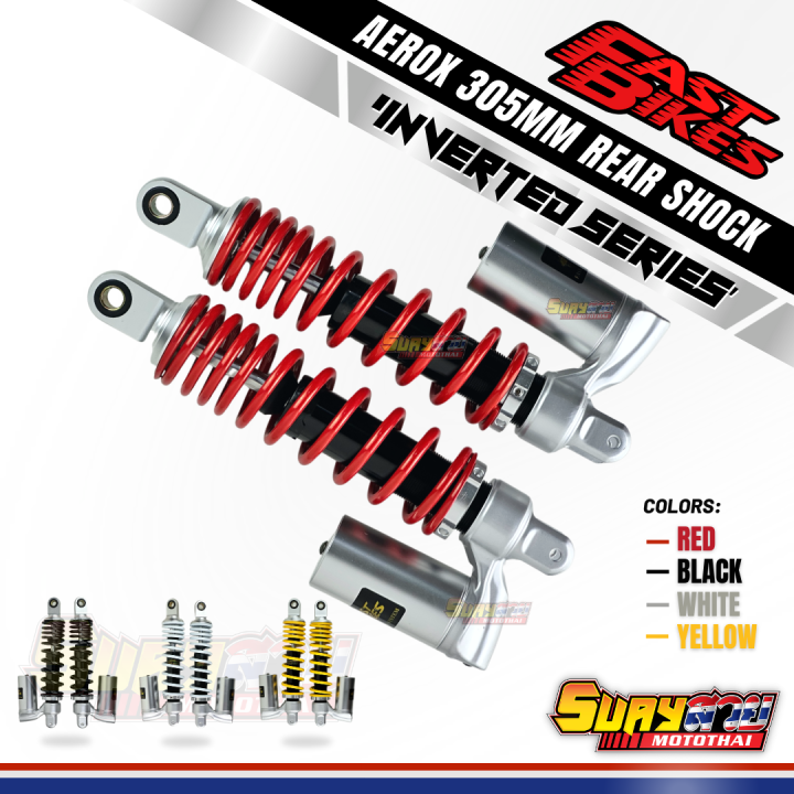 FASTBIKES AEROX 305mm ' Inverted Series ' Rear Shock | Lazada PH