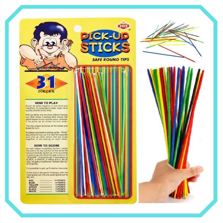 PICK-UP STICKS GAME / CHILDHOOD CLASSIC GAME / TRADITIONAL GAME (READY ...