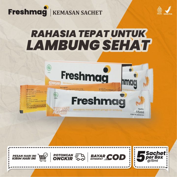 Freshmag Sachet - Atasi Maag Kronis Mual Muntah Infeksi Lambung ...
