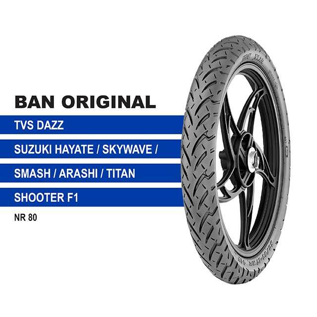 Ban IRC NR 80 ( NR80 ) Original 80/90-17 Tubetype Ban Motor Bebek Supra ...