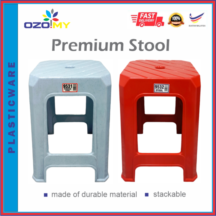Plastic Chair / Plastic Round Chair / Kerusi Plastik / Stool | Lazada
