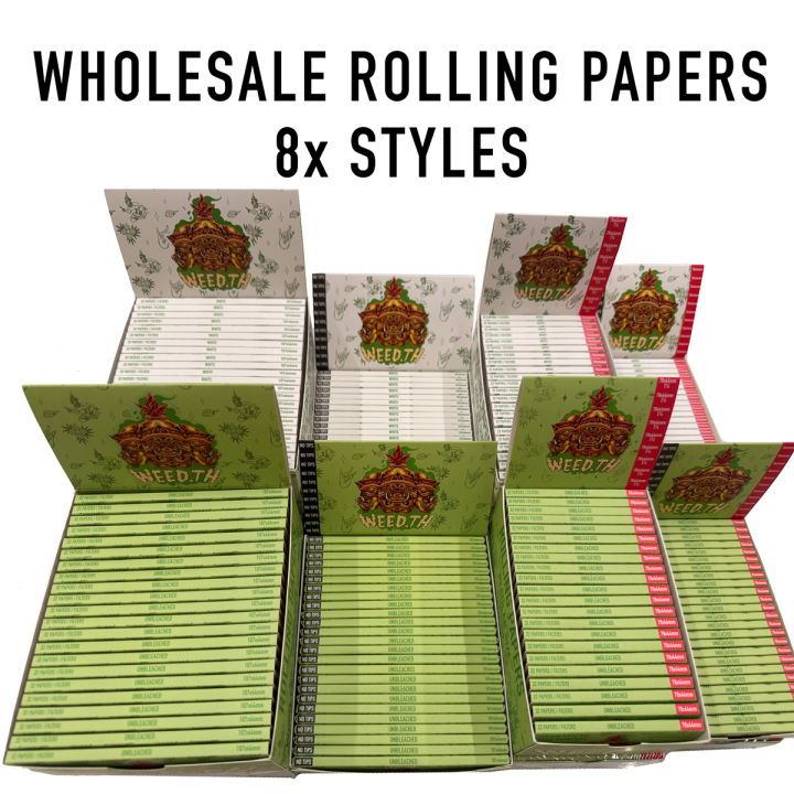 Rolling Papers - White - Brown - Filters - 107mm - 78mm | Lazada.co.th