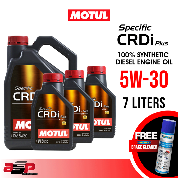 Motul Specific CRDI Plus 5W30 Fully Synthetic Diesel Oil 7 Liters ...