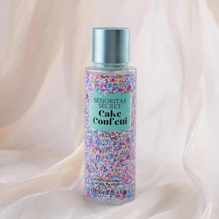 SENORITAS SECRET PERFUME CAKE CONFETTI BODY MIST PERFUME/Ready Stock ...