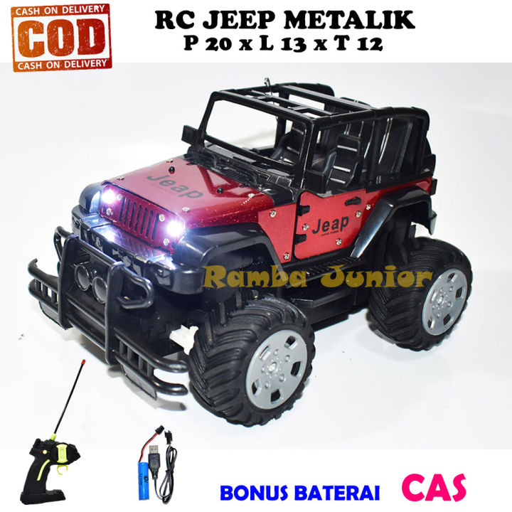 Mainan RC Mobil Remote Control JEEP BONUS Baterai CAS Lampu Aktif Murah ...