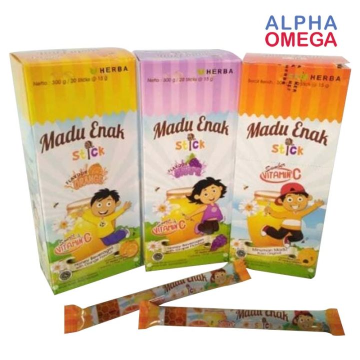 MADU ENAK STICK 1 BOX ISI 20 STICK - MINUMAN MADU VARIAN RASA | Lazada ...