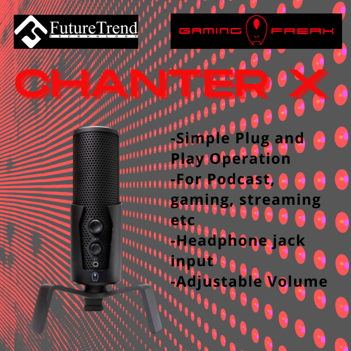 Gaming Freak Chanter X Professional Streaming Microphone | Lazada