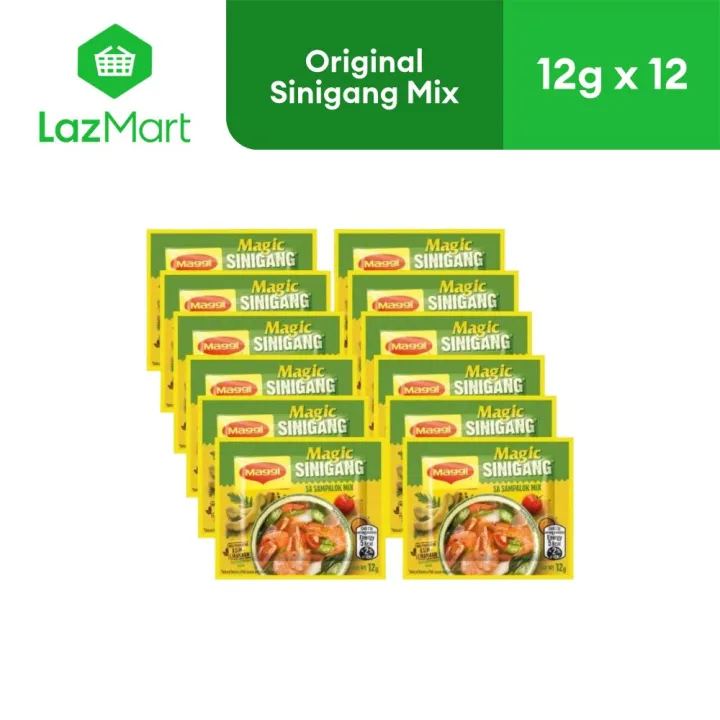 MAGGI Magic Sinigang Original 12g - Pack of 12 | Lazada PH