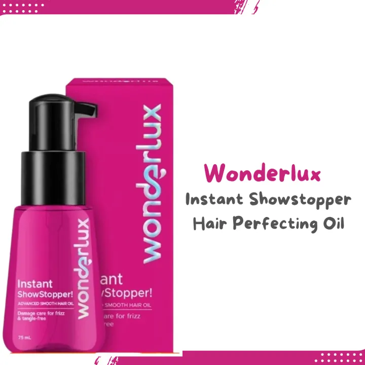 Wonderlux Instant Showstopper Hair Perfecting Oil 75ml/Serum Rambut ...