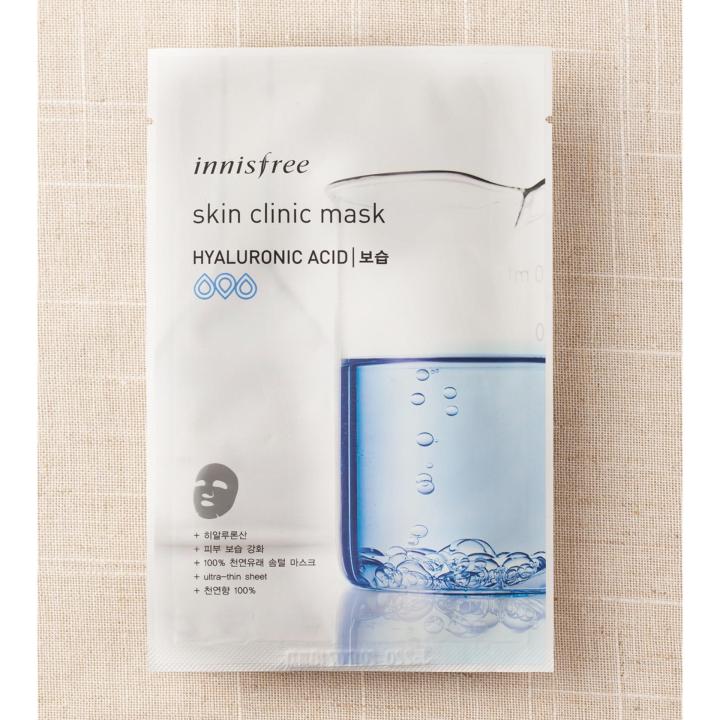 [2 sheets] Innisfree Skin clinic mask - hyaluronic acid | Lazada Singapore