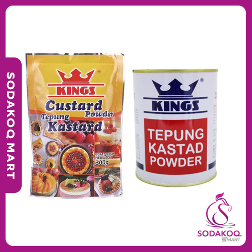 KINGS Tepung Kastard / Custard Powder (300g / 327g) | Lazada
