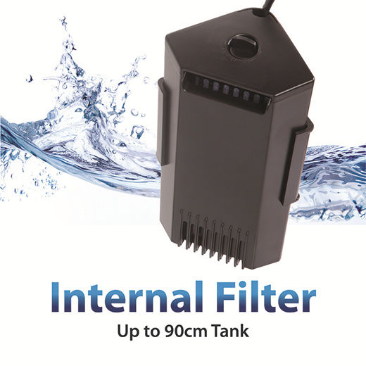 [Aquasyncro] GF800 Corner Internal Filter for Aquariums, Terrapin and ...