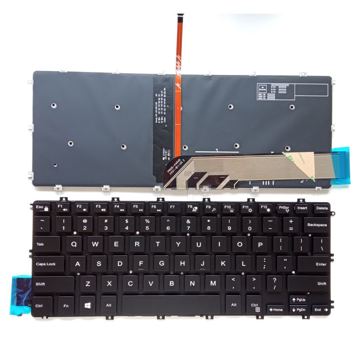 US Backlit Keyboard For Dell Latitude 3400 3310 3390 Inspiron 13-7386 ...