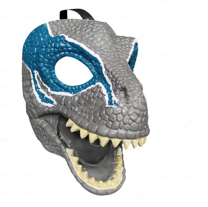 Jurassic Tyrannosaurus Rex latex head monster Godzilla animal mask ...