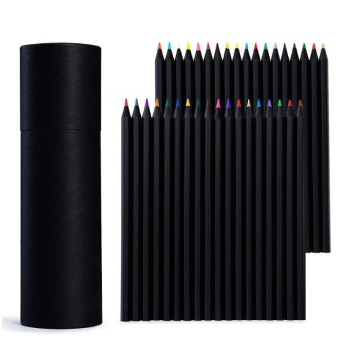 (JUYF) Colouring Pencils, 48 Colored Drawing Pencil Set for Adult, Kids ...
