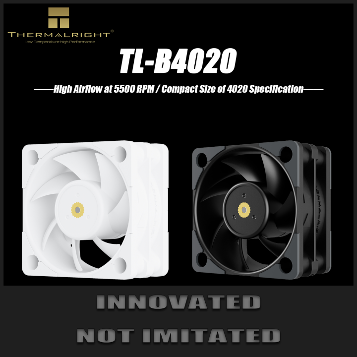 Thermalright TL-B4020 BLACK&WHITE 40mm Case Fan MINI PC Fan Performance ...