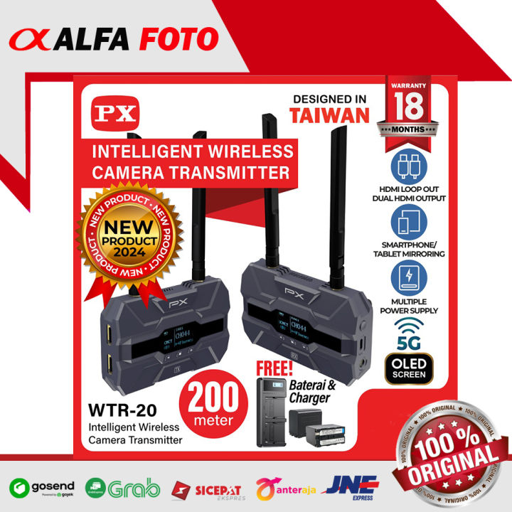 Wireless Video Transmission System Transmitter Receiver 200m PX WTR-20 ...