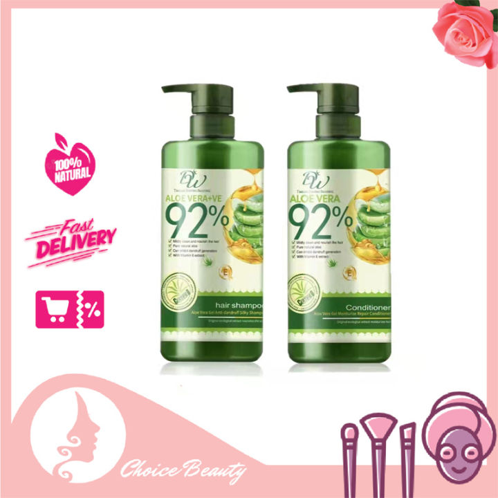 Choice Beauty DW 92% Aloe Vera + VE Hair Shampoo 800ml Or Conditioner 700ml | Lazada PH