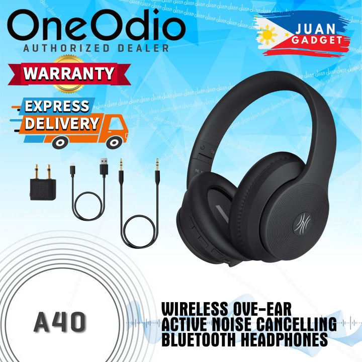 OneOdio A40 Wireless Active Noise Cancelling Headphones (Wireless ...