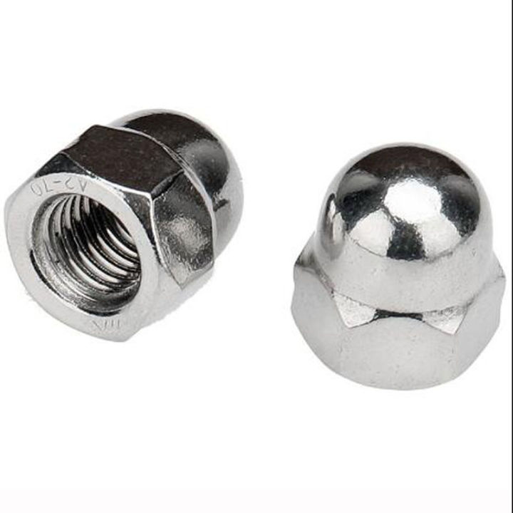 316 Stainless Steel Cap Nut Decorative Nut Cap M4 M6 M8 M10-M20 | Lazada