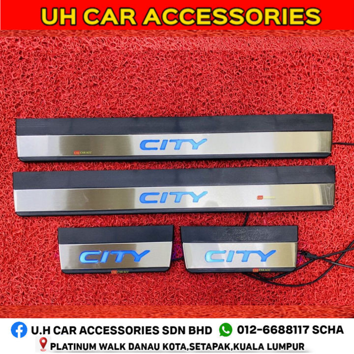 HONDA CITY 2020-2021GN GN2 GN3 OEM ABS LED DOOR SIDE STEP SILL PLATE ...