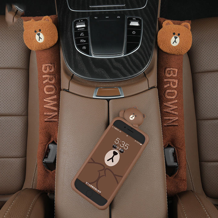 LINE FRIENDS ภาพการ์ตูน Car Seat Leak-Proof Strip Car With Anti-Drop ...